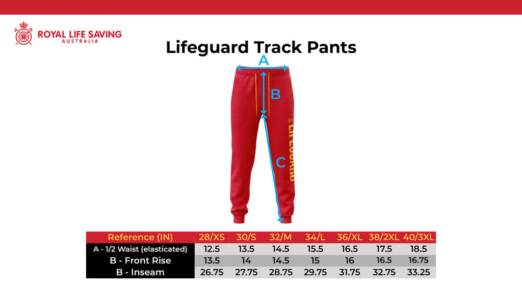 Lifeguard Tracksuit Pants – Royal Life Saving Shop