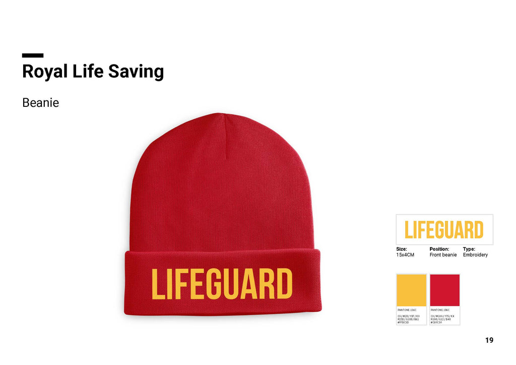 Lifeguard Beanie – Royal Life Saving Shop