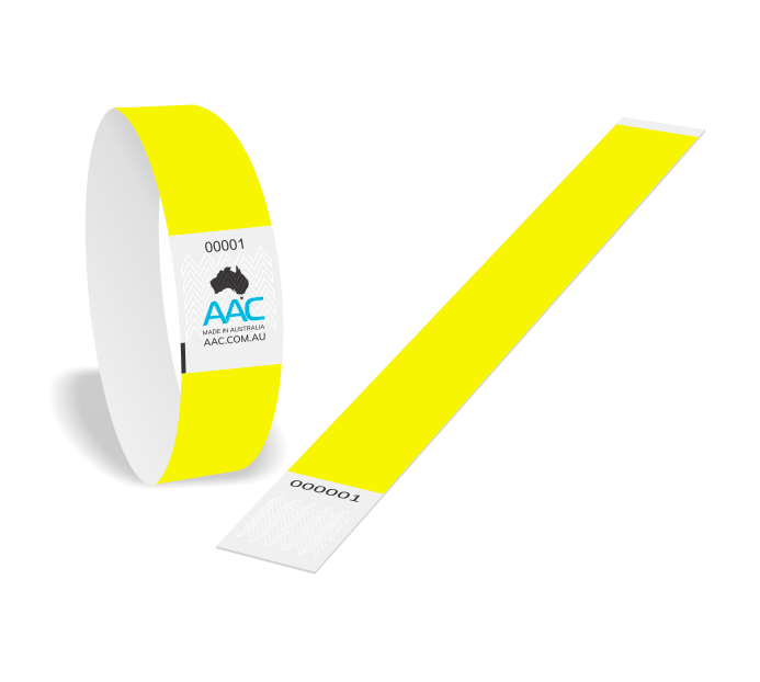 Wrist Bands - Yellow (Indv) – Royal Life Saving Shop